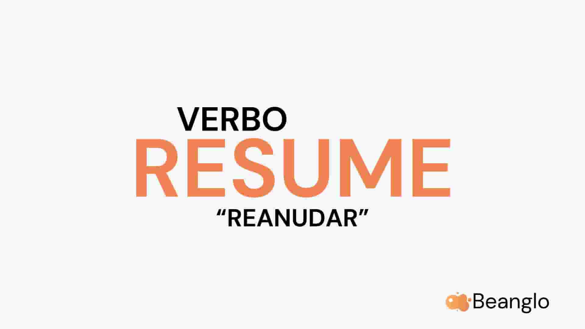 Resume - Beanglo