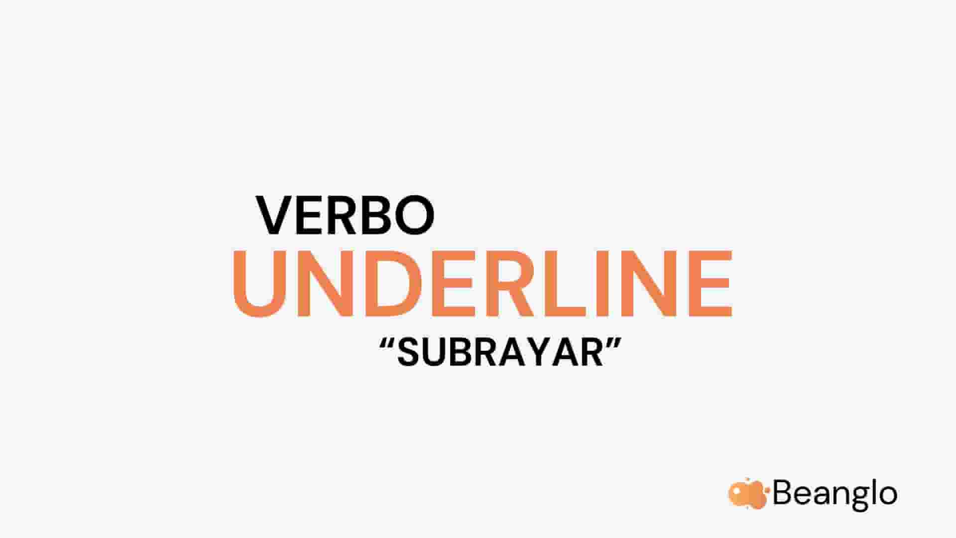 Underline - Beanglo